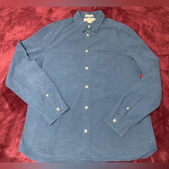 H&M | Shirts | Hm Logg Label Of Graded Goods Mens Button Down Long Sleeve Shirt | Poshmark